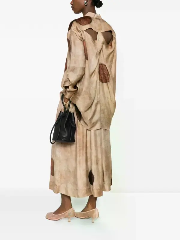 UMA WANG Teays Buttoned Shirt - Neutrals