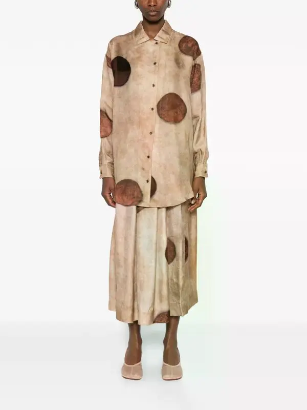 UMA WANG Teays Buttoned Shirt - Neutrals