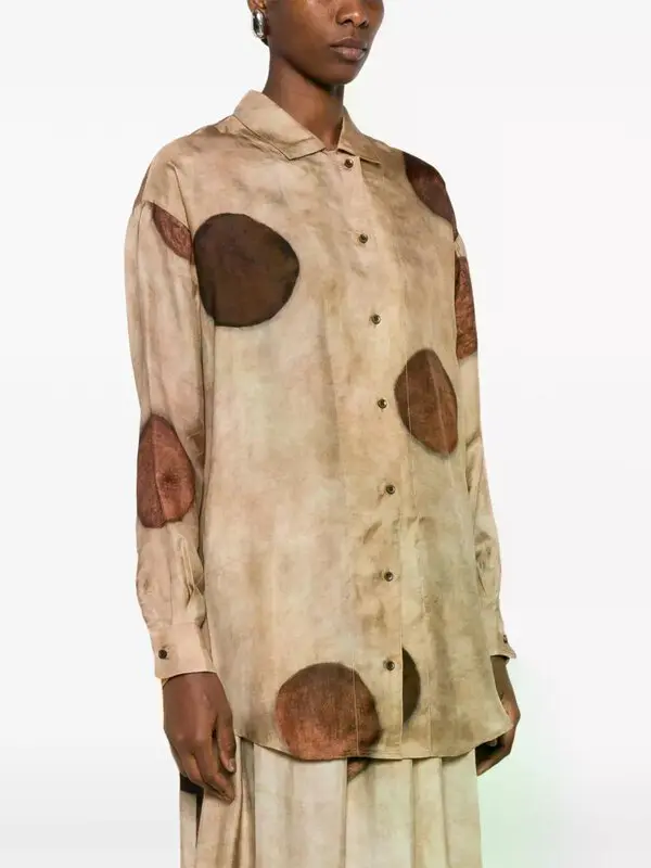 UMA WANG Teays Buttoned Shirt - Neutrals