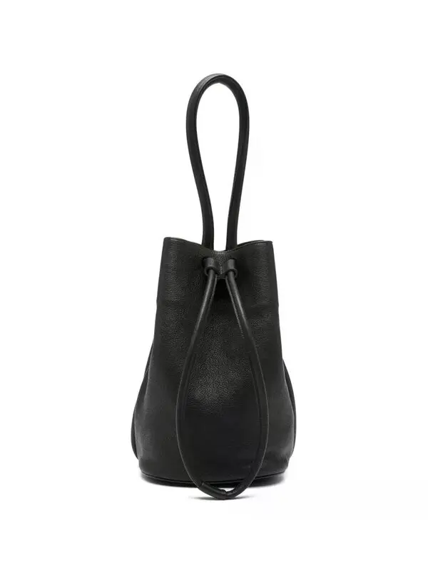 UMA WANG Drawstring Bucket Bag - Black