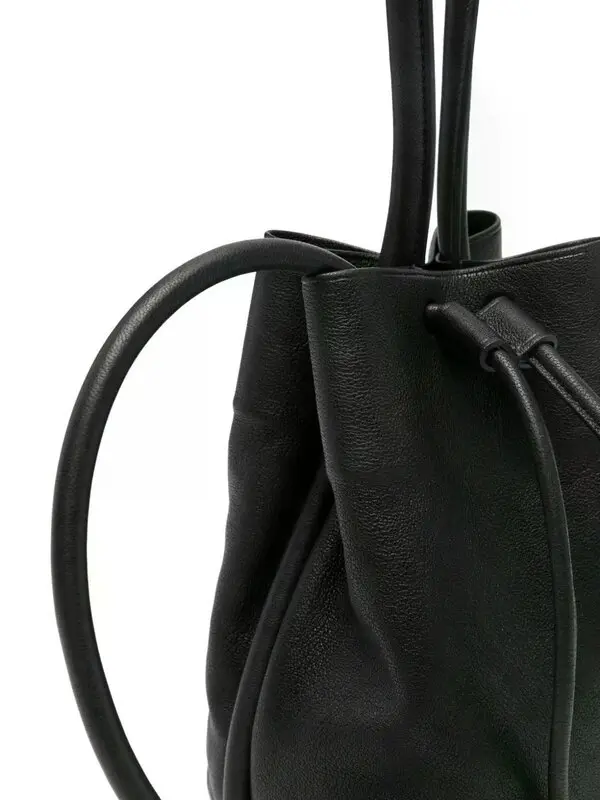 UMA WANG Drawstring Bucket Bag - Black