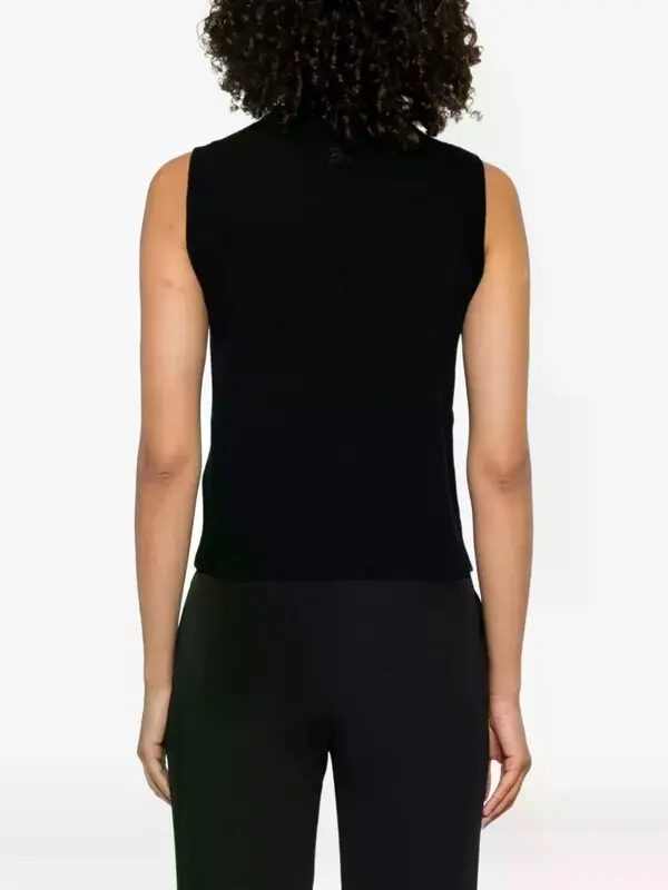 Ermanno Scervino Sleeveless Studded Sweater