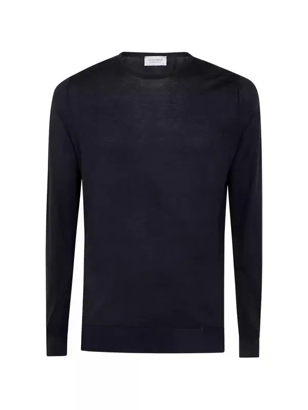 John Smedley Long-sleeves Crew-neck T-shirt