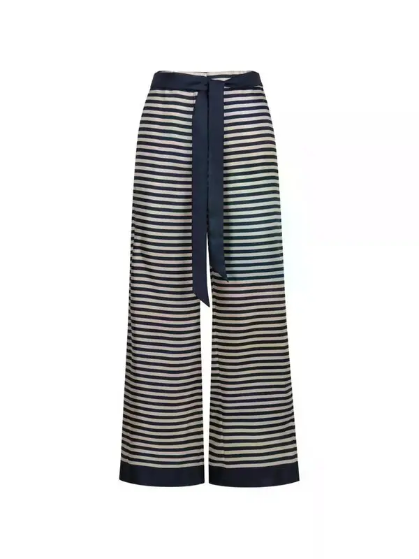 Max Mara Nine Striped Trousers - Neutrals