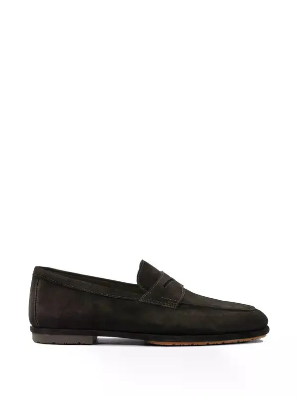 Santoni Suede Loafers