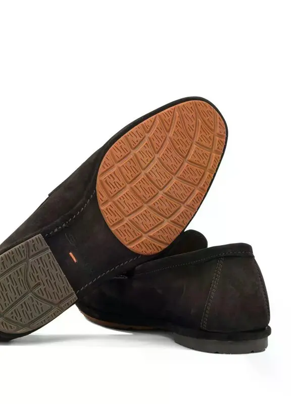 Santoni Suede Loafers