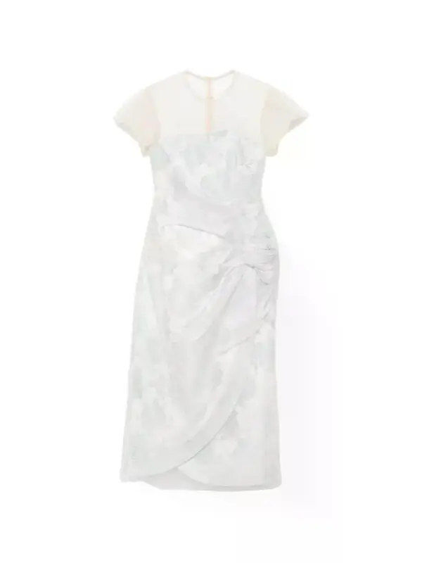 Simone Rocha Layered Gathered Midi Dress