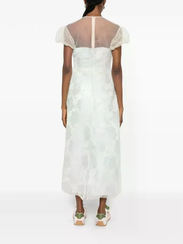 Simone Rocha Layered Gathered Midi Dress