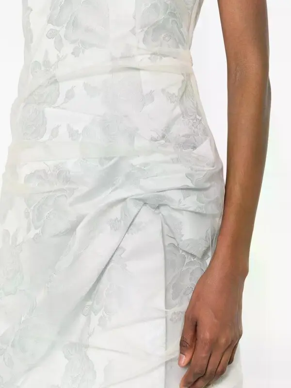 Simone Rocha Layered Gathered Midi Dress