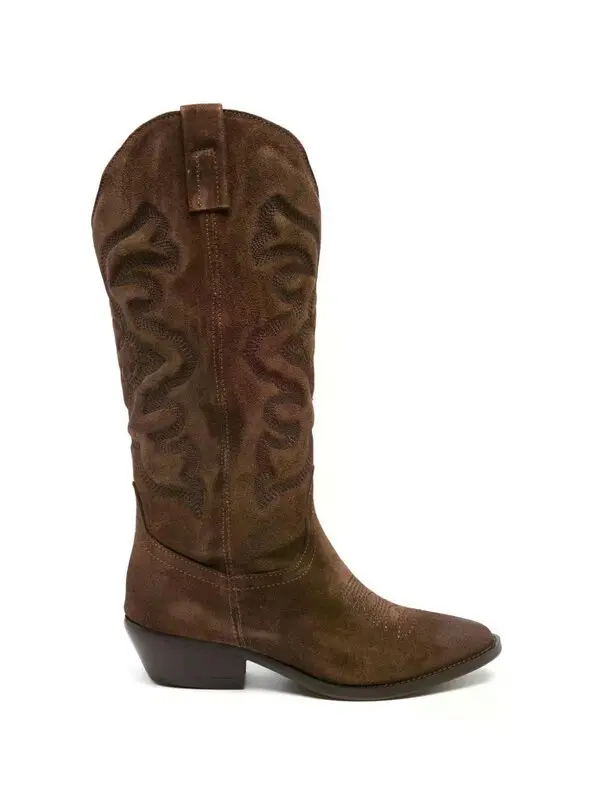 JULIE DEE Embroidered Boots
