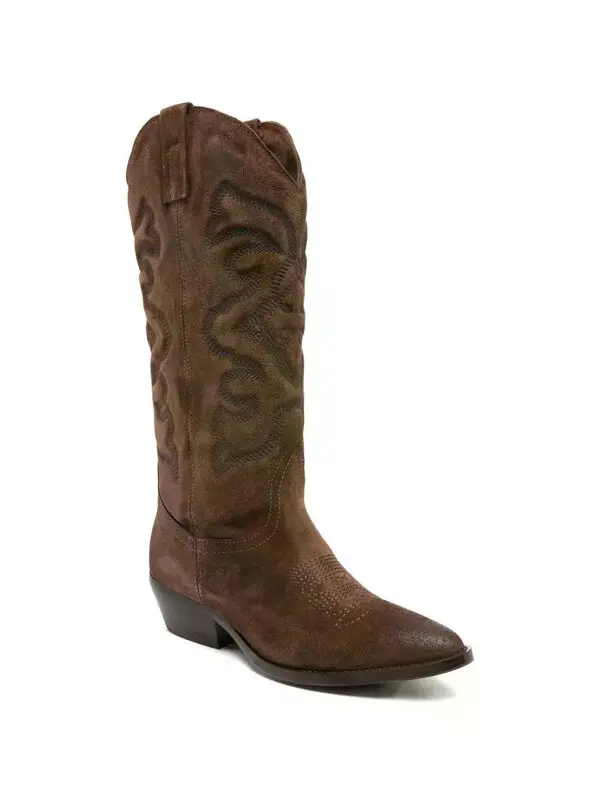 JULIE DEE Embroidered Boots