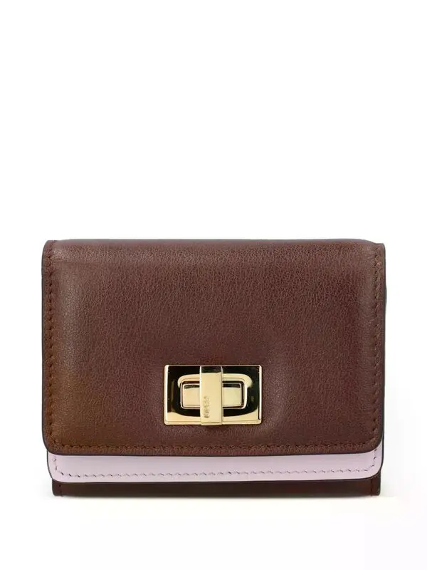 Fendi Small Way Trifold Wallet - Brown