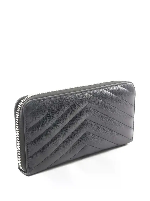 Saint Laurent 2000s Monogram Leather Wallet