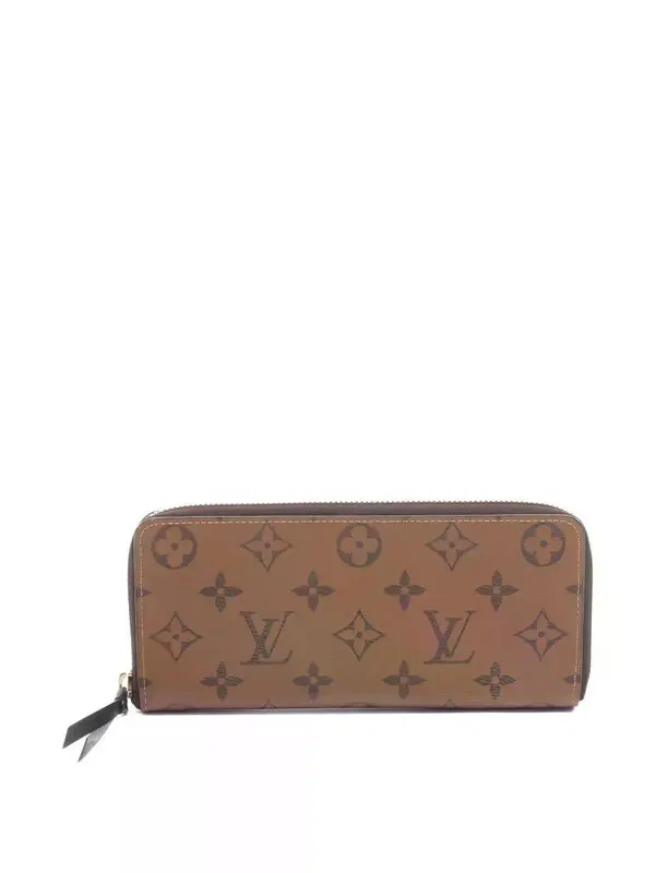 LOUIS VUITTON 2021 Clemence Monogram Zip-fastening Wallet - Brown