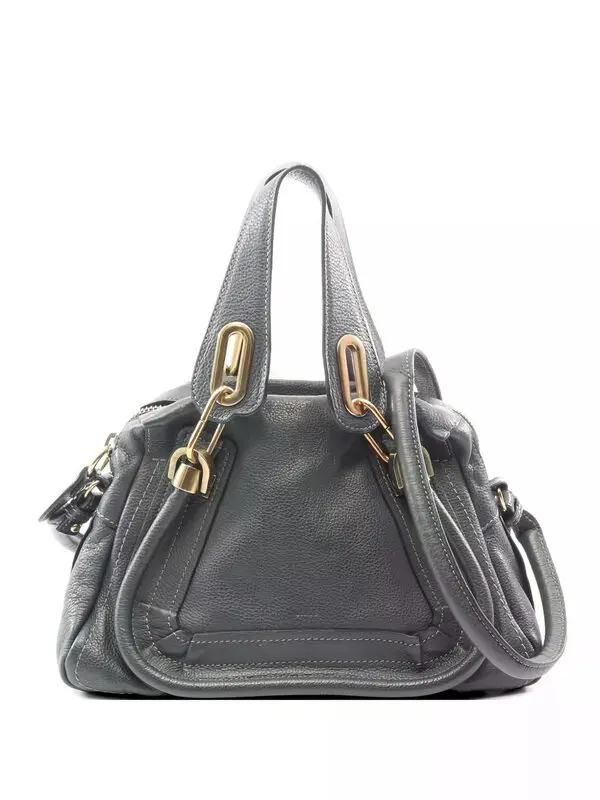 Chloé 2000s Paraty Leather Tote Bag - Grey