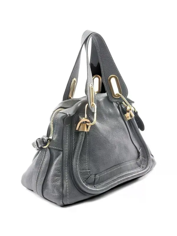 Chloé 2000s Paraty Leather Tote Bag - Grey