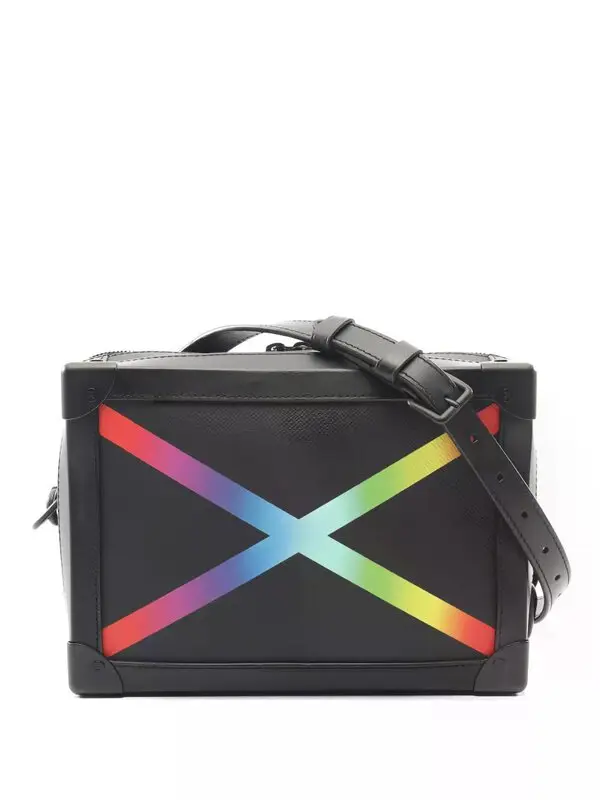 LOUIS VUITTON 2019 Taiga Rainbow Crossbody Bag - Black