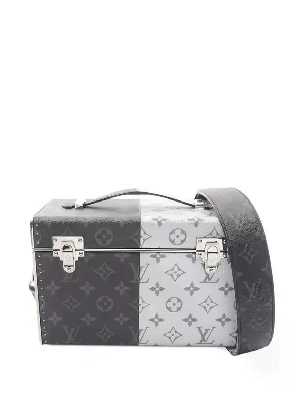 LOUIS VUITTON 2018 Eclipse Split Mini Box Trunk - Grey