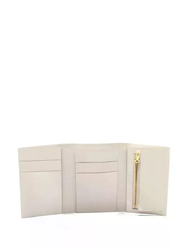 Hermès Bearn Combine Verso Tri-fold Leather Wallet - Neutrals