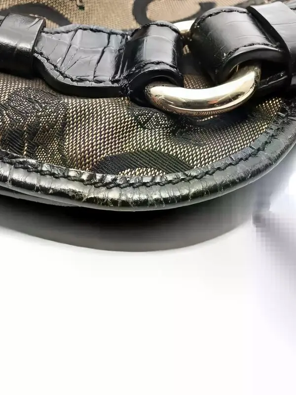 Celine 2000s Croc-embossed Tote Bag
