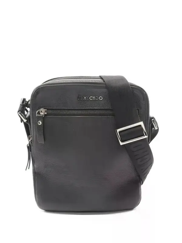 JIMMY CHOO Leather Shoulder Bag - Black