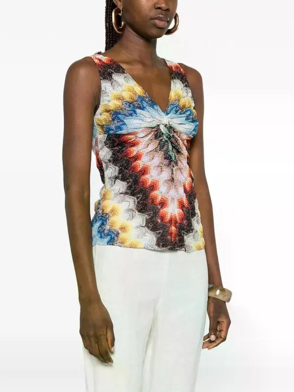 Missoni Patterned Twist Top