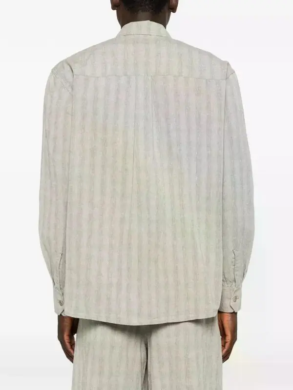 Our Legacy Above Striped-pattern Shirt - Neutrals