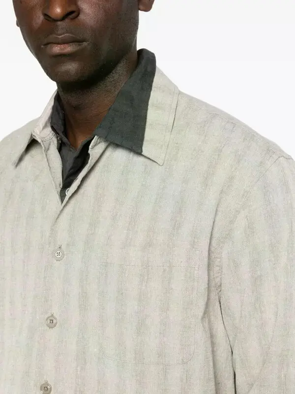 Our Legacy Above Striped-pattern Shirt - Neutrals