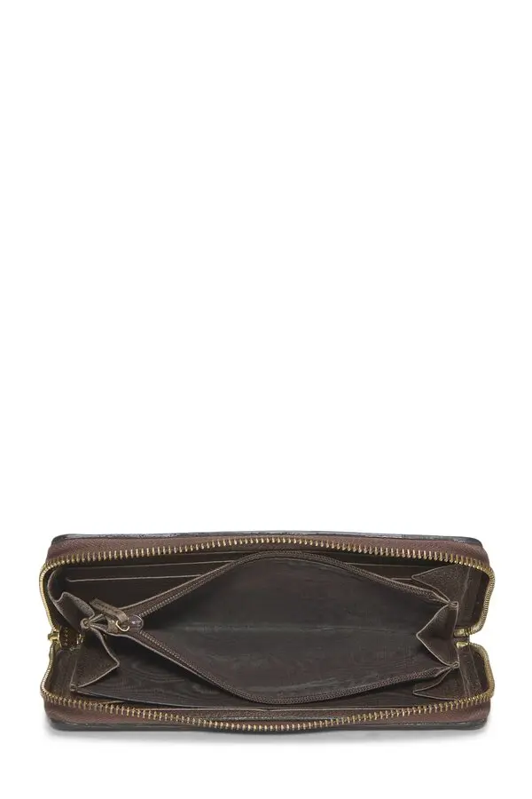 Gucci Gg Supreme Canvas Ophidia Zip Wallet