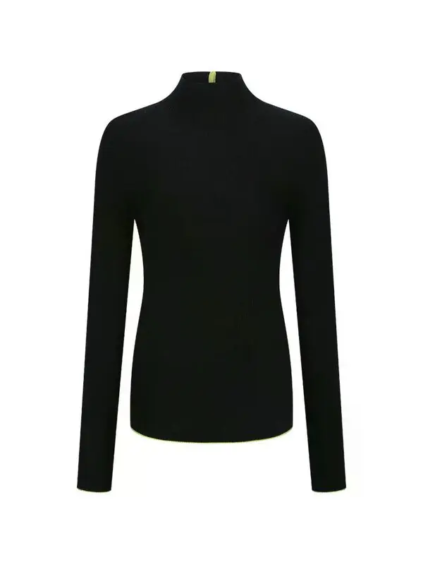 Shanghai Tang Mock Neck Sweater