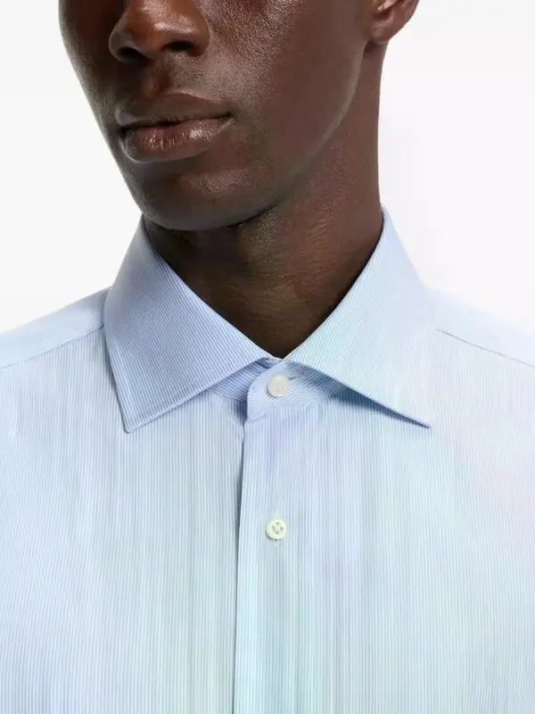 BOSS By Beckham Slim-fit Cotton Shirt