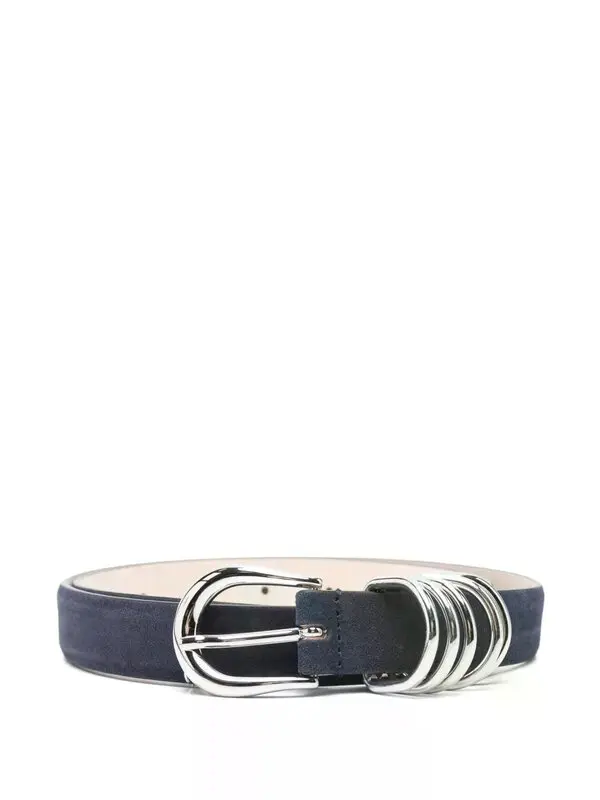 DEHANCHE Hollyhock Suede Belt - Blue