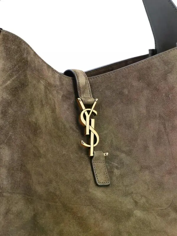 Saint Laurent Large Le 5 À 7 Supple Shoulder Bag - Green