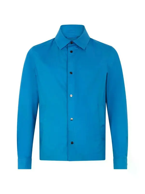 Herno Button-front Shirt Jacket - Blue