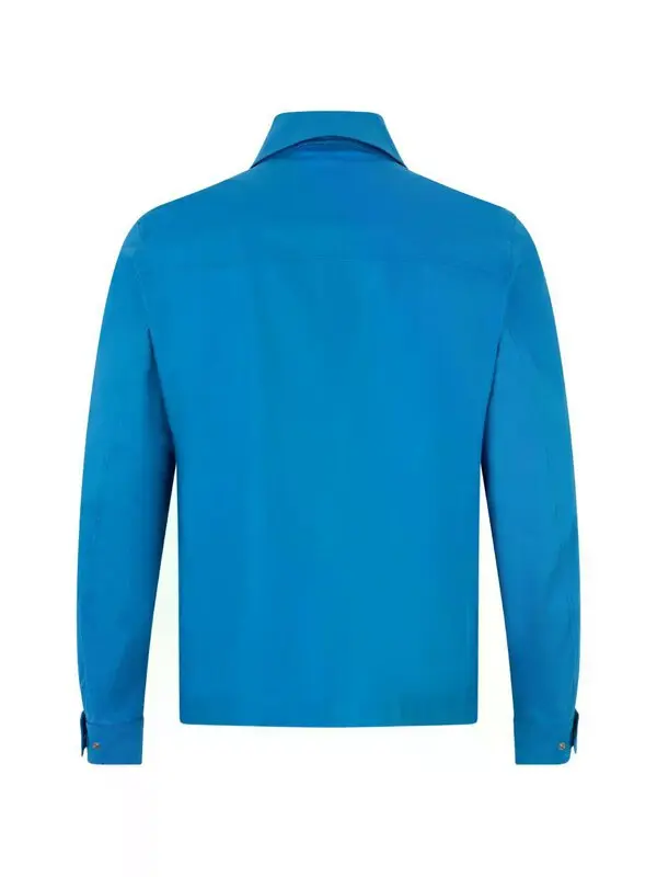 Herno Button-front Shirt Jacket - Blue