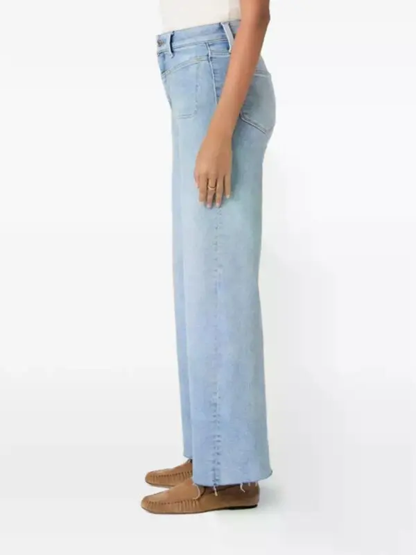 Paige Anessa Wide-leg Jeans - Blue