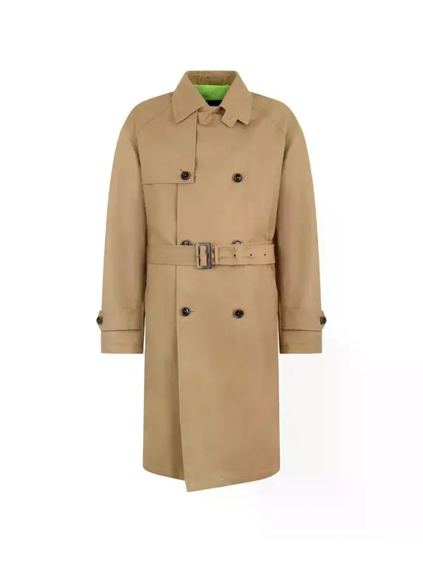 Herno Double-breasted Belted Trench Coat - Neutrals