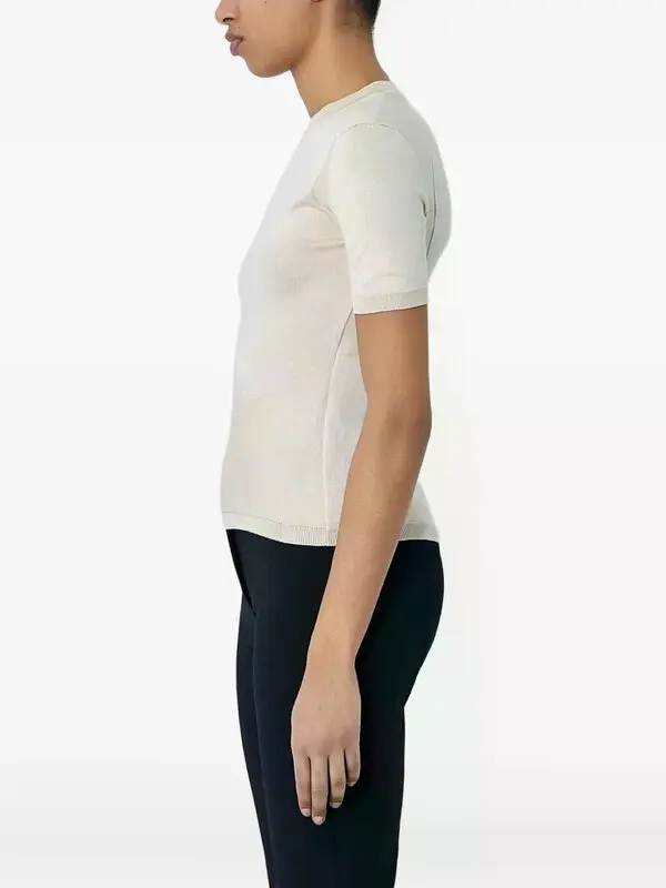 SKIN SERIES Fine-knit Short-sleeve T-shirt