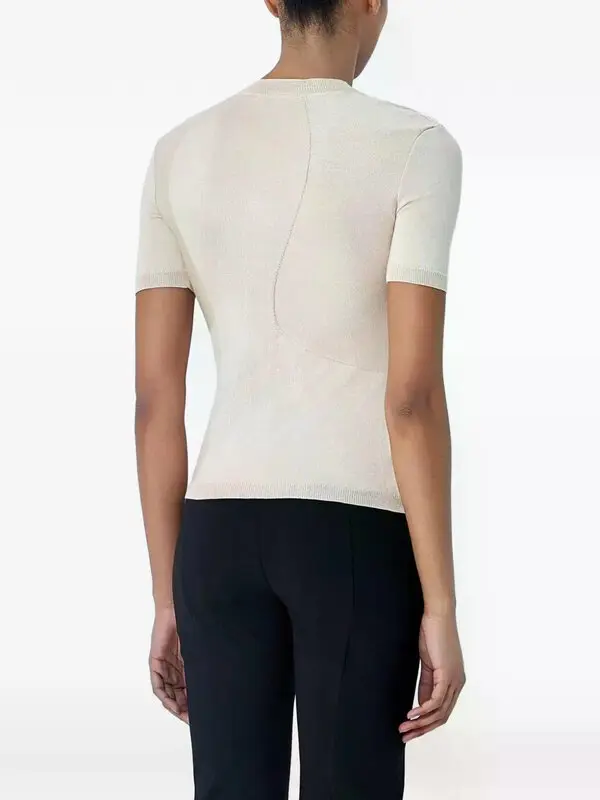 SKIN SERIES Fine-knit Short-sleeve T-shirt