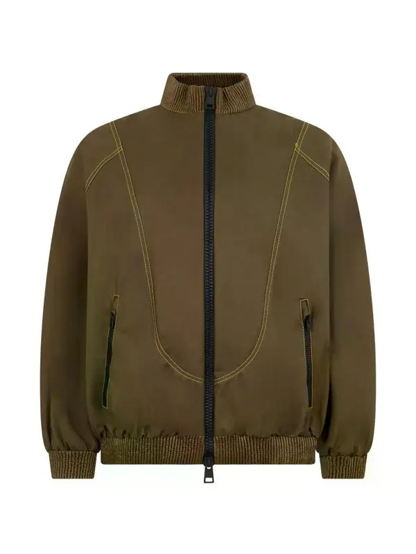 Herno High-neck Bomber Jacket - Green