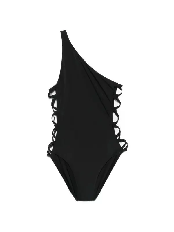 Norma Kamali One-shoulder Swimsuit - Black