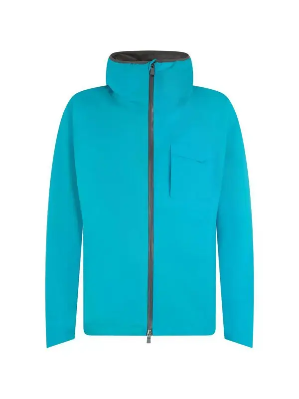 Herno Zip-up Hooded Jacket - Blue
