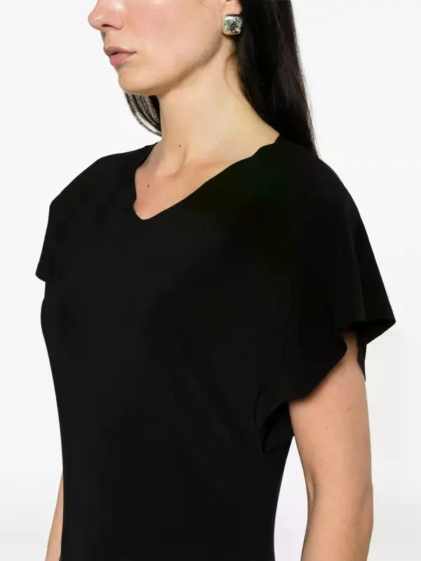 Norma Kamali Short-sleeve Fitted Dress