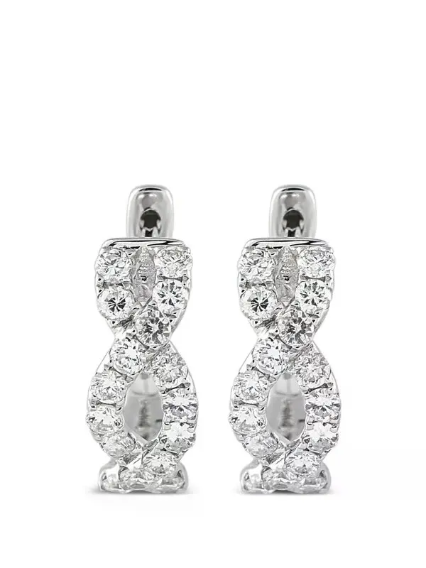 LB EXCLUSIVE Diamond Hoop Earrings