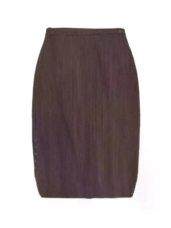 ISA BOULDER Ribbed Midi Skirt