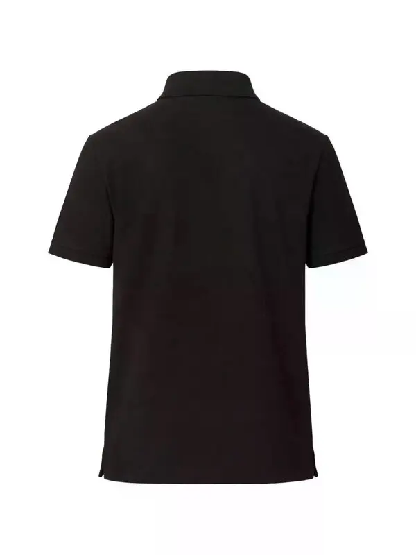 Just Cavalli Embossed Polo Shirt - Black