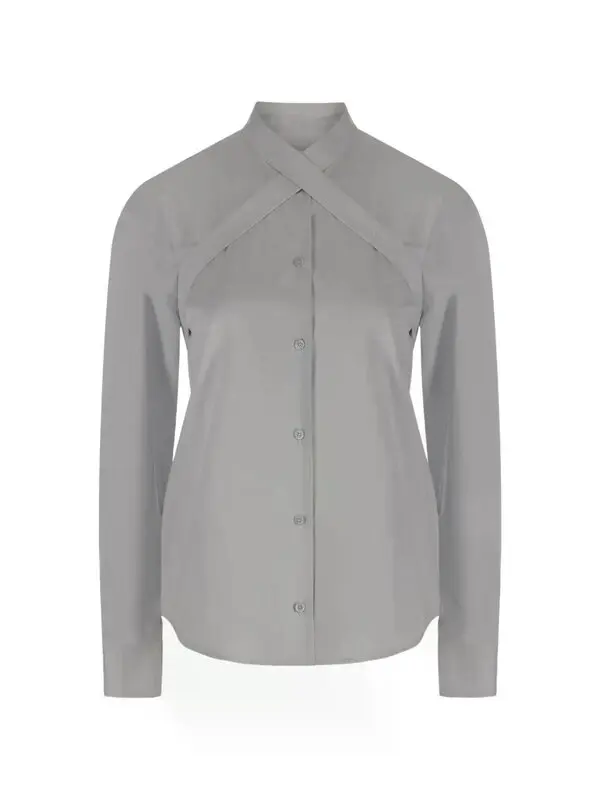 Off-White Crossover Strap Shirt - Grey