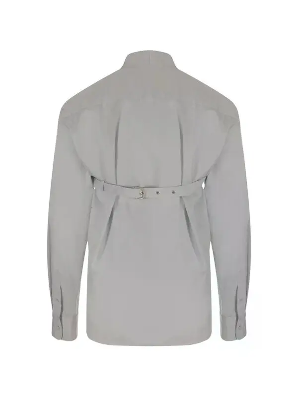 Off-White Crossover Strap Shirt - Grey