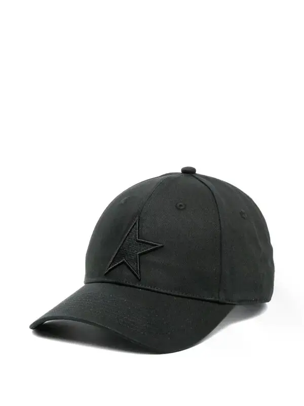 GOLDEN GOOSE Logo-embroidered Cap - Black