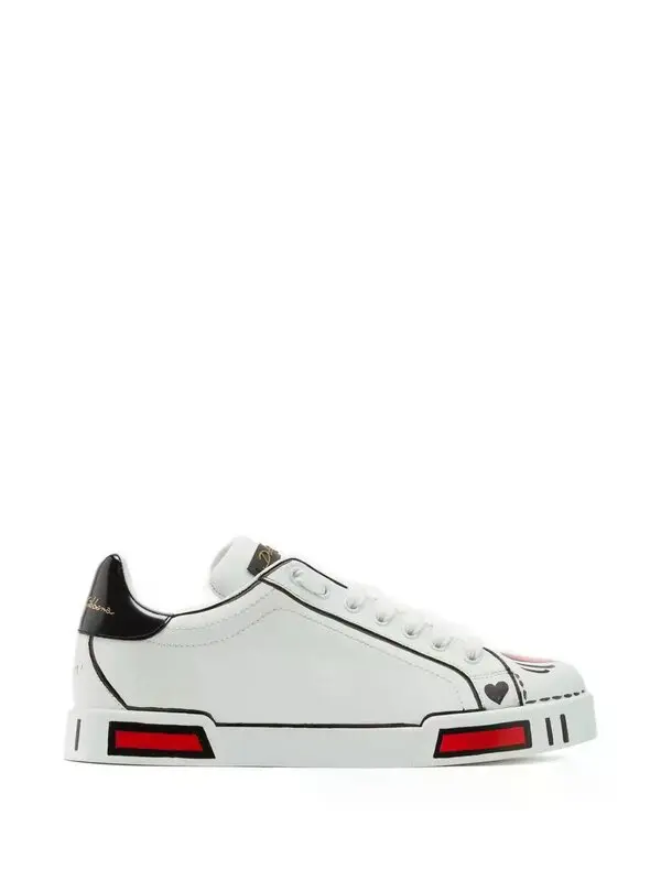 Dolce & Gabbana Limited Edition Portofino Sneakers - White